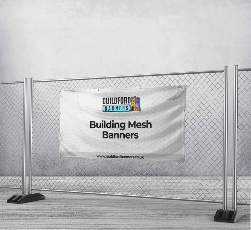Building Mesh Banners Same Day & Next Day Printing Guildford