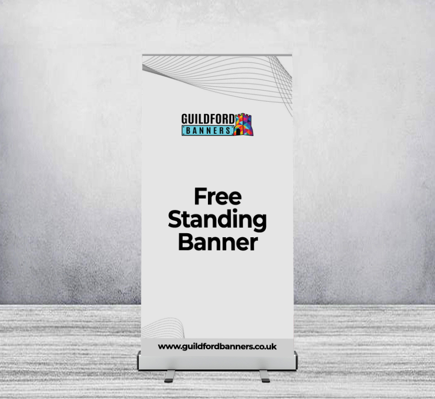 Free Standing Banner Same Day & Next Day Printing Guildford