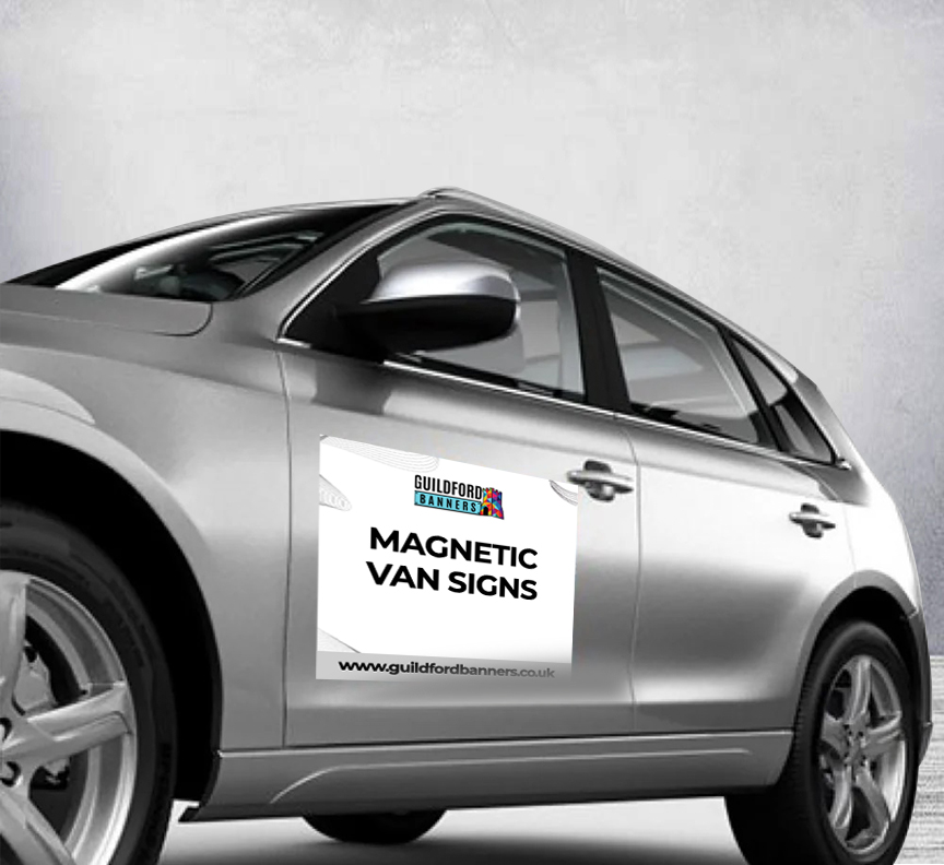 Magnetic Van Signs Same Day & Next Day Printing Guildford