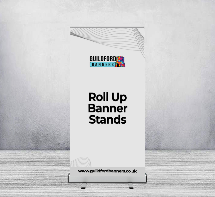 Roll Up Banner Stands Same Day & Next Day Printing Guildford
