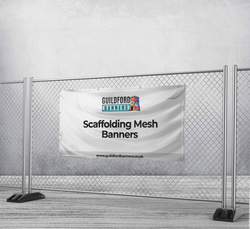 Scaffolding Mesh Banners Same Day & Next Day Printing Guildford